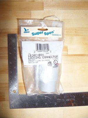 NIB SUPER SPEC L620C LOCKING 3WIRE GND CONNECTOR Gray ((#1519)) | eBay