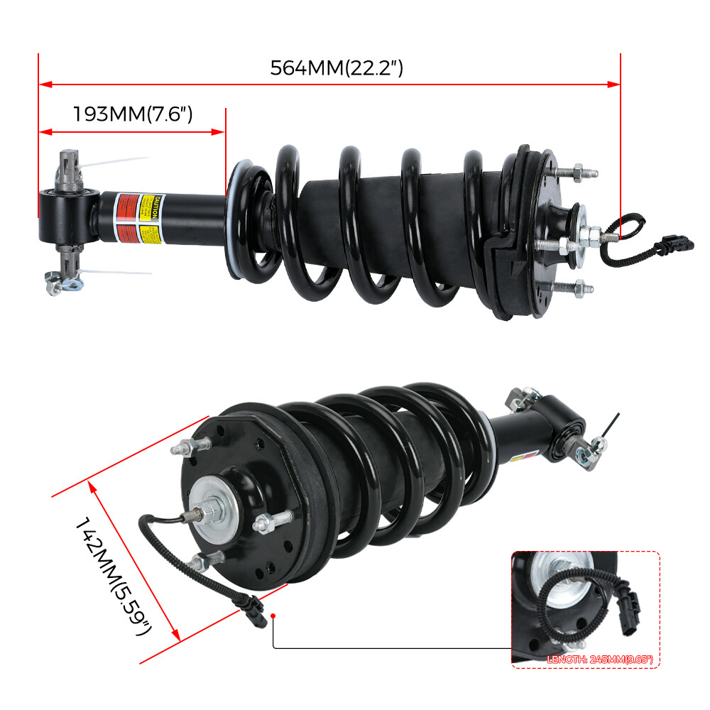 2X Front Shock Struts Fit 2015 -2020 Escalade Tahoe Yukon Sierra Denali ...