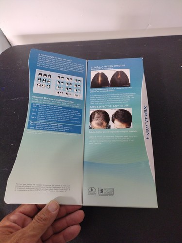 Hairmax Pro 12 Hair Growth Laser Light Comb in Box w/Power, Manual ...