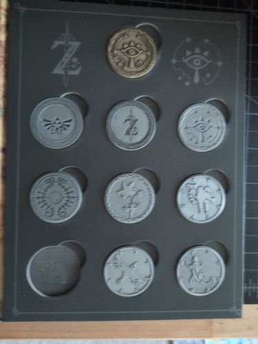 Legend Of Zelda Think Geek Coin Collection 9/10 Inomplete Set With ...
