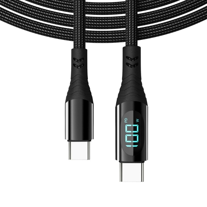 100W USB Type C Charging Cord Double USB C Quick Charging Cable with ...
