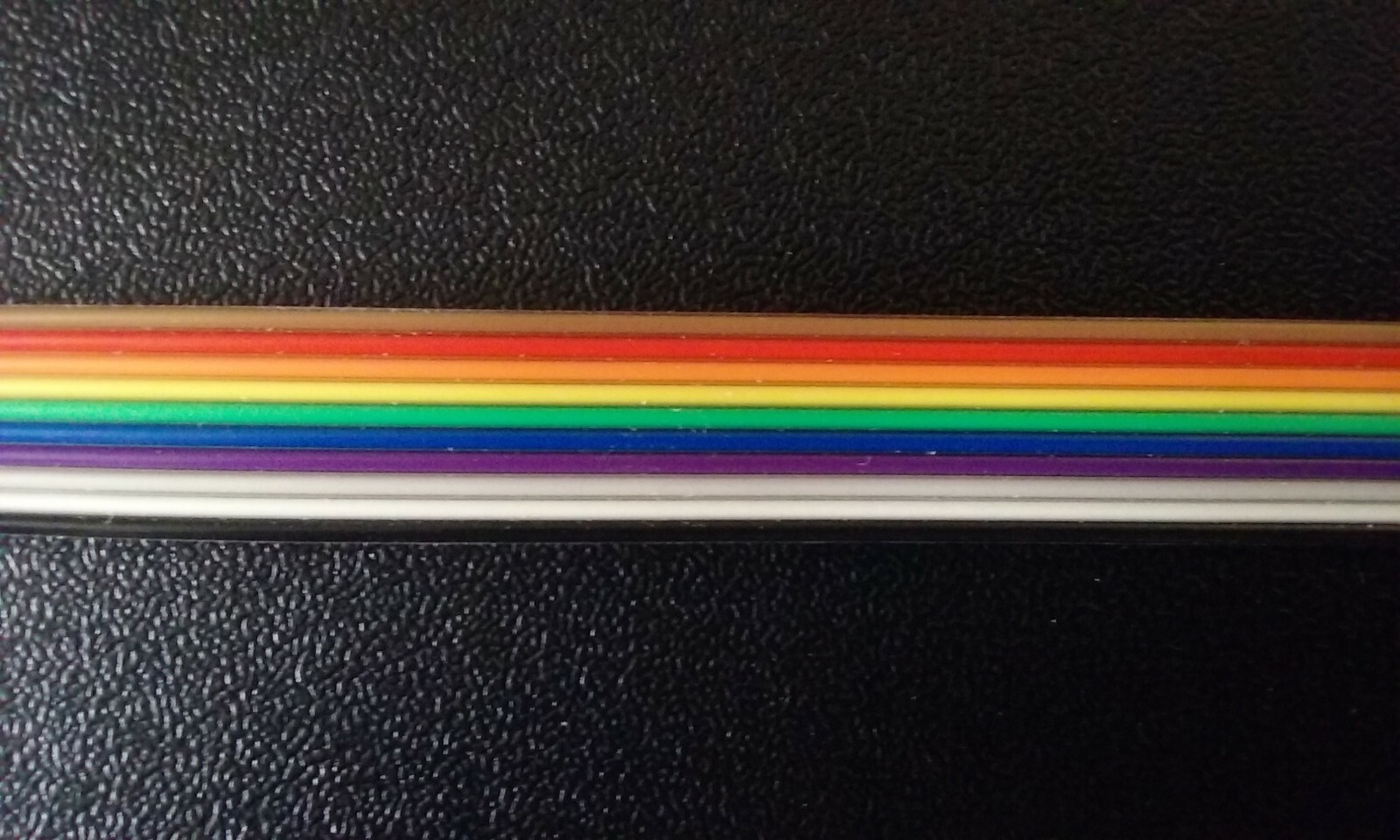 10 Conductor 28awg Color Rainbow Ribbon Wire Cable | eBay
