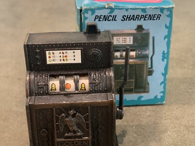 Antique Finished Die-cast Miniature SLOT MACHINE Pencil Sharpener | eBay