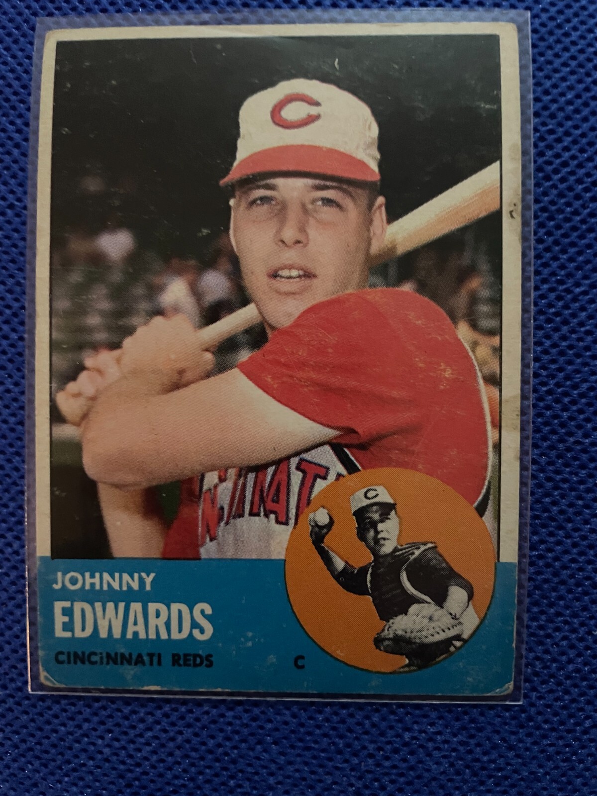 1963 topps # 178 JOHNNY EDWARDS | eBay
