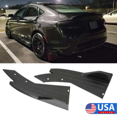 For Chrysler 300 200 Rear Bumper Lip Diffuser Splitter Canards ...