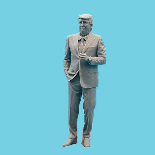 1/35 Resin Model Kit Miniature USA President Trump GK Unassembled ...