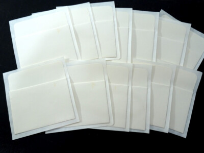 12 Manila POCKETS Paper Crafts Scrapbooks Library 3-1/2" x 3-1/2" | eBay