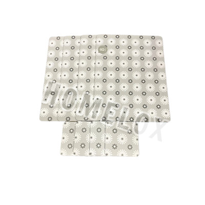 Geo Placemat and Coaster Grey Set Of 8 Table Mats Dining Coasters ...