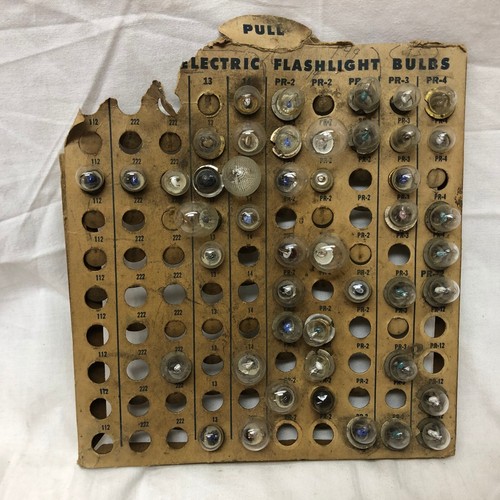 Vintage Store Display Flashlight Bulbs | eBay