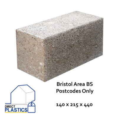 Concrete Block | 140mm 7N | 440x215x140mm | Bristol Delivery Only ...