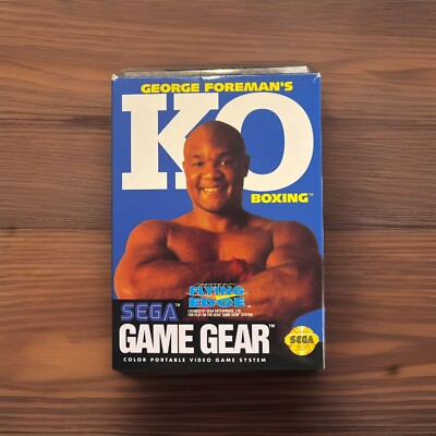 RARE George Foreman KO Boxing Sega Game Gear CIB TESTED AUTHENTIC | eBay