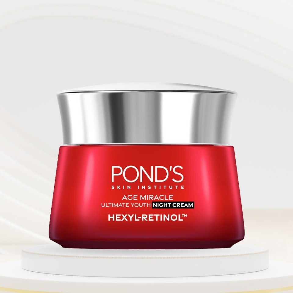Pond's Age Miracle Hexyl-Retinol Baby Face Cream day & night formula ...