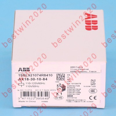 one new Abb AX18-30-10 AX18-30-10-84 AC110V AC Contactor Quality ...