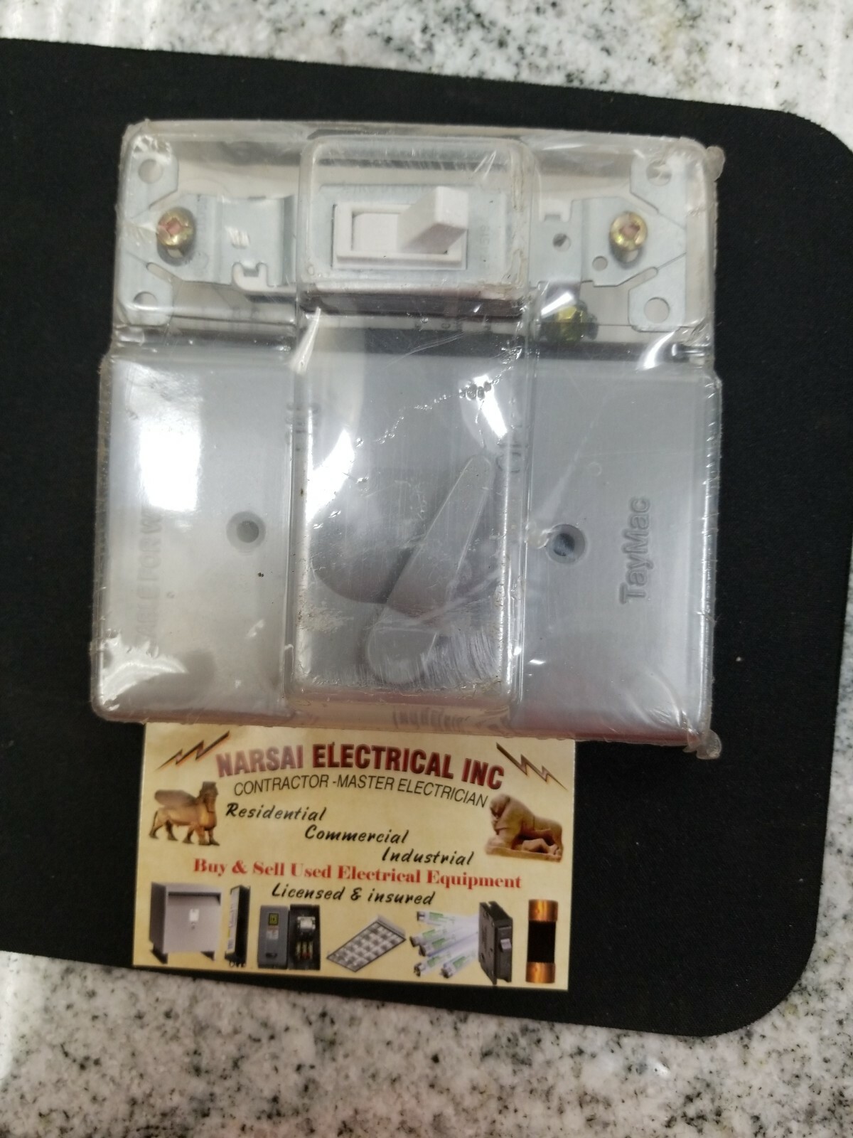 TAYMAC TC111S SINGLE POLE SWITCH KIT WEATHERPROOF WET LOCATION COVER ...