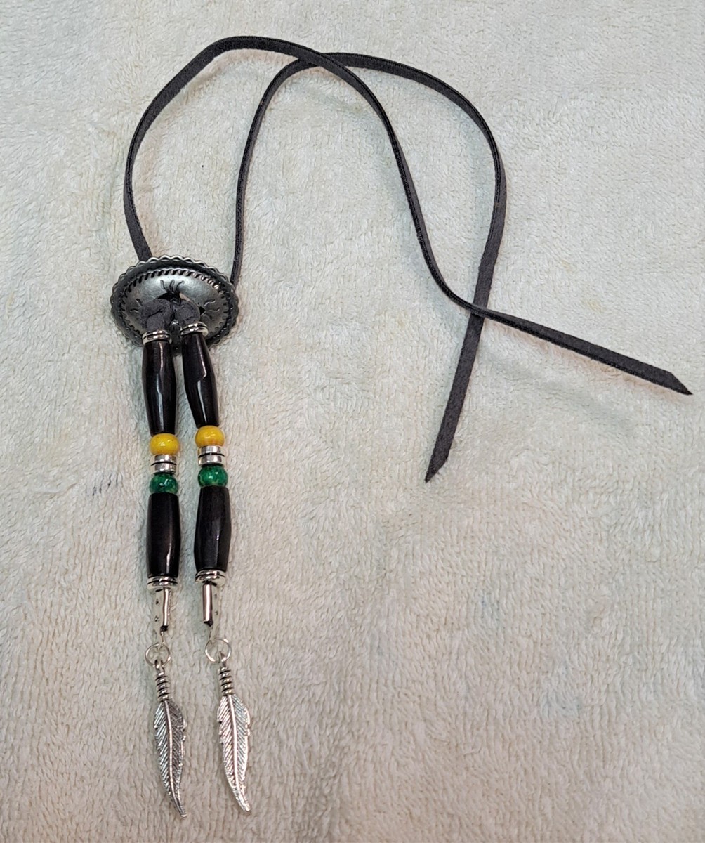 Native American Beaded Hair Ties