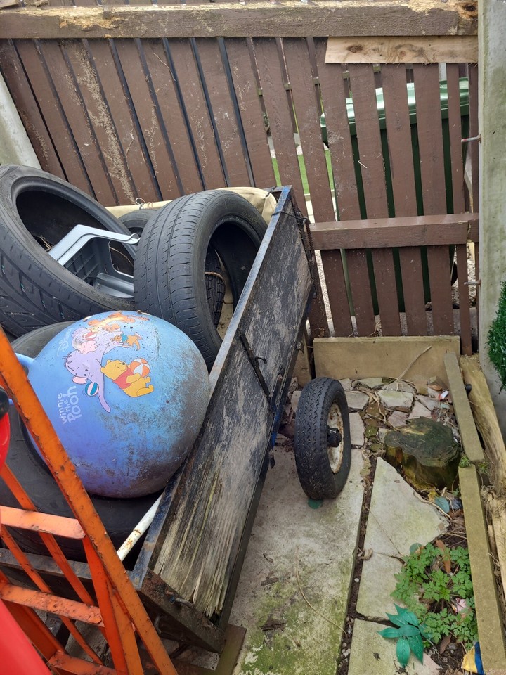 5ft6 X 3ft4 Trailer Wooden Sides metal frame | eBay UK