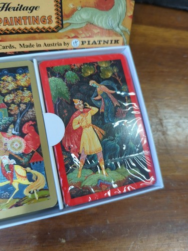 Cultural Heritage Lacquer Paintings Playing Cards by PIATNIK - 2 Decks ...