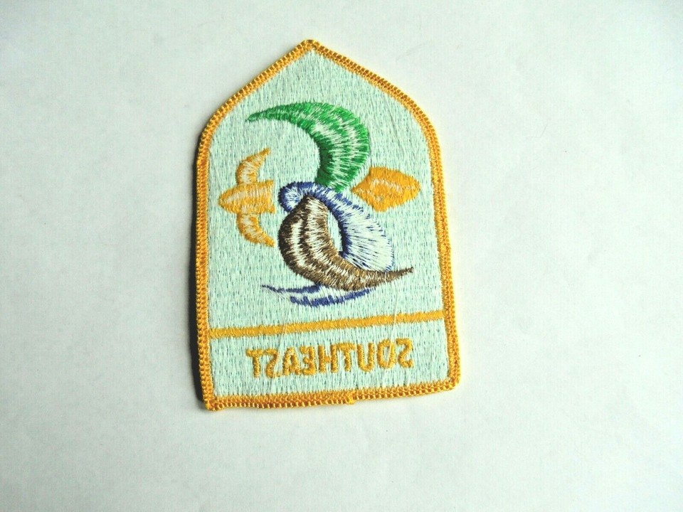 Cool Vintage BSA Boy Scouts Southeast Region Scouting Cloth Patch | eBay