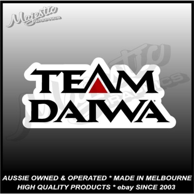 TEAM DAIWA - 210mm X 100mm - BOAT DECAL / STICKER | eBay