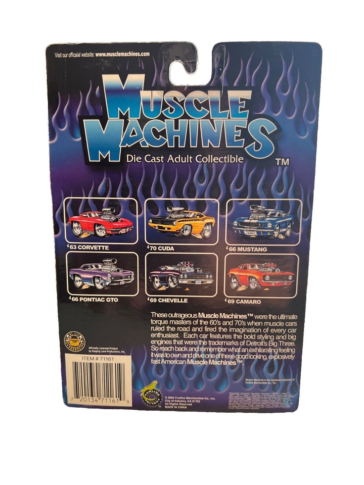 59 El Camino Pink Muscle Machines Funline 1:64 Scale Chevrolet #71161 ...