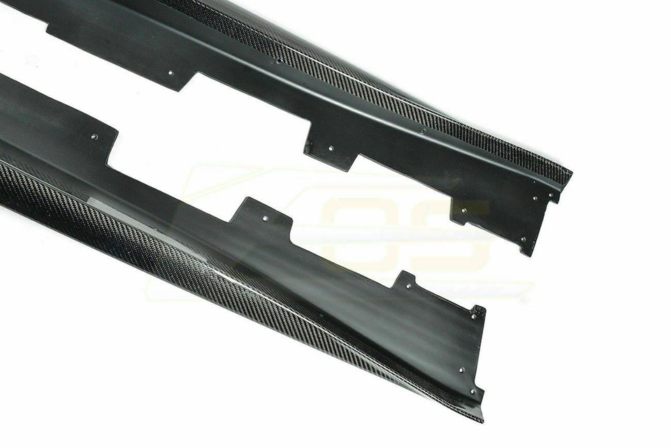 For 16-up Camaro LT LS SS & RS ZL1 Style Real CARBON FIBER Side Skirts ...