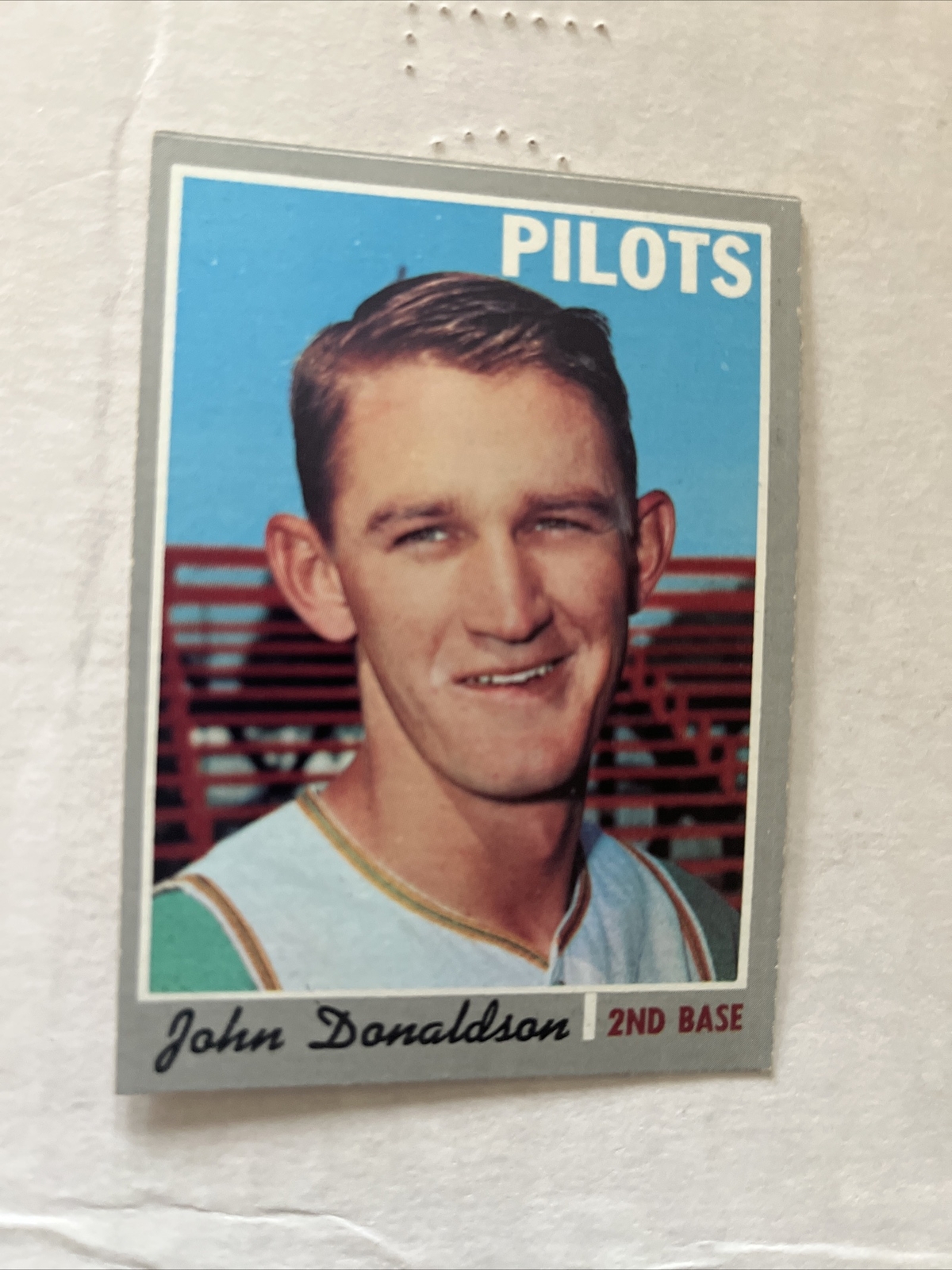 1970 John Donaldson Seattle Pilots Topps Baseball Card #418 | eBay