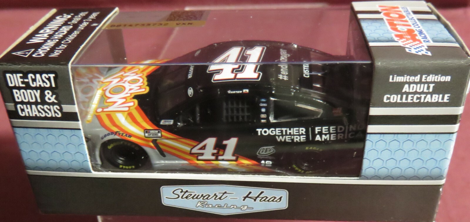 COLE CUSTER, WOW WOW WAFFLES, #41, 1/64 2021 DIECAST CHASSIS, 1 OF 576 ...