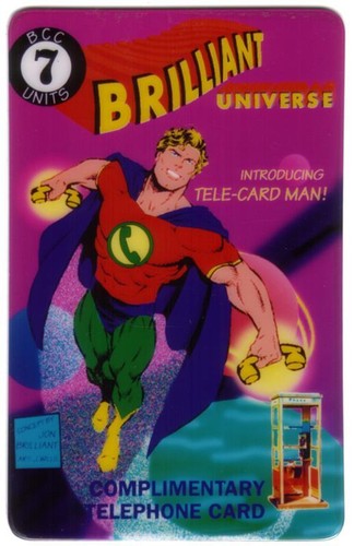 7u 'Introducing DCC 'Tele-Card Homme Brillant Universe (Amerivox) Used ...