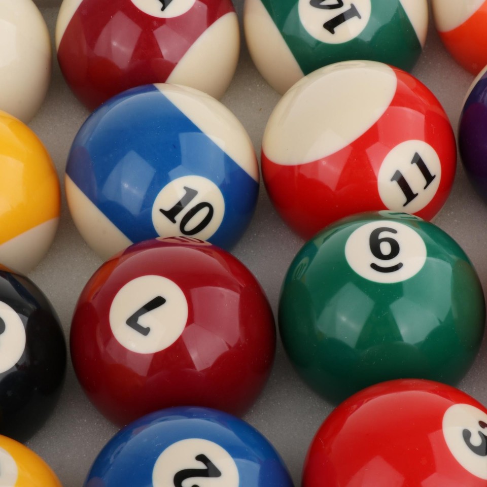 16x Billiard Balls Billiards Pool Ball Set 5.7cm/2.3inch Home Game Pool ...