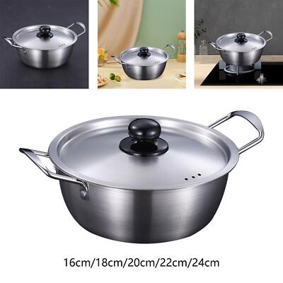 Korea Ramen Pot Ramyun Cooker Kitchen Cookware Kimchi Soup Pot Instant ...