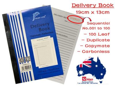 10pcs x 100 Leafs Duplicate Design 200 Pages Carbonless Delivery Books ...