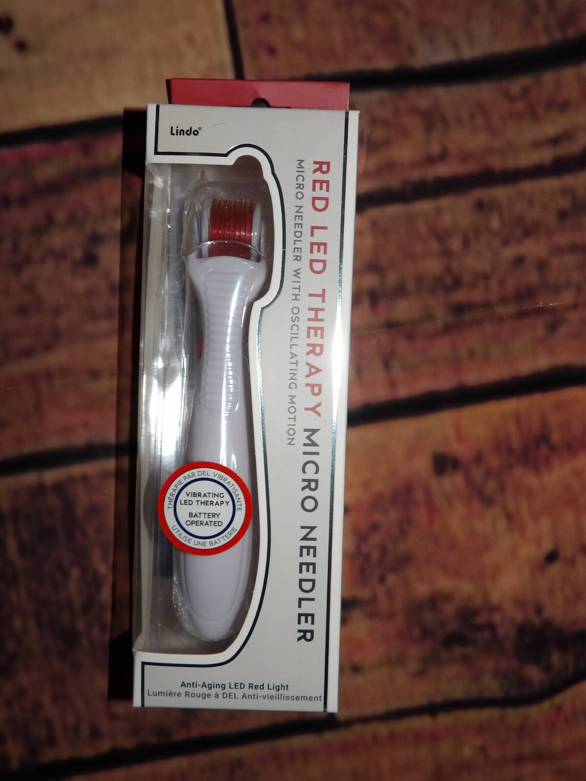 NIP - Lindo - Micro Needler - Red LED Therapy - Vibrating | eBay
