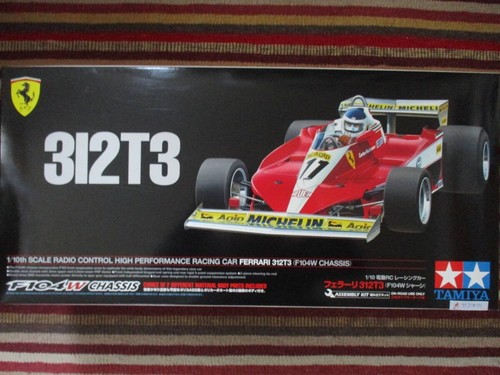 Ferrari 312T3 Model 1/10 scale RC F104W Chassis Assembly Model Kit ...