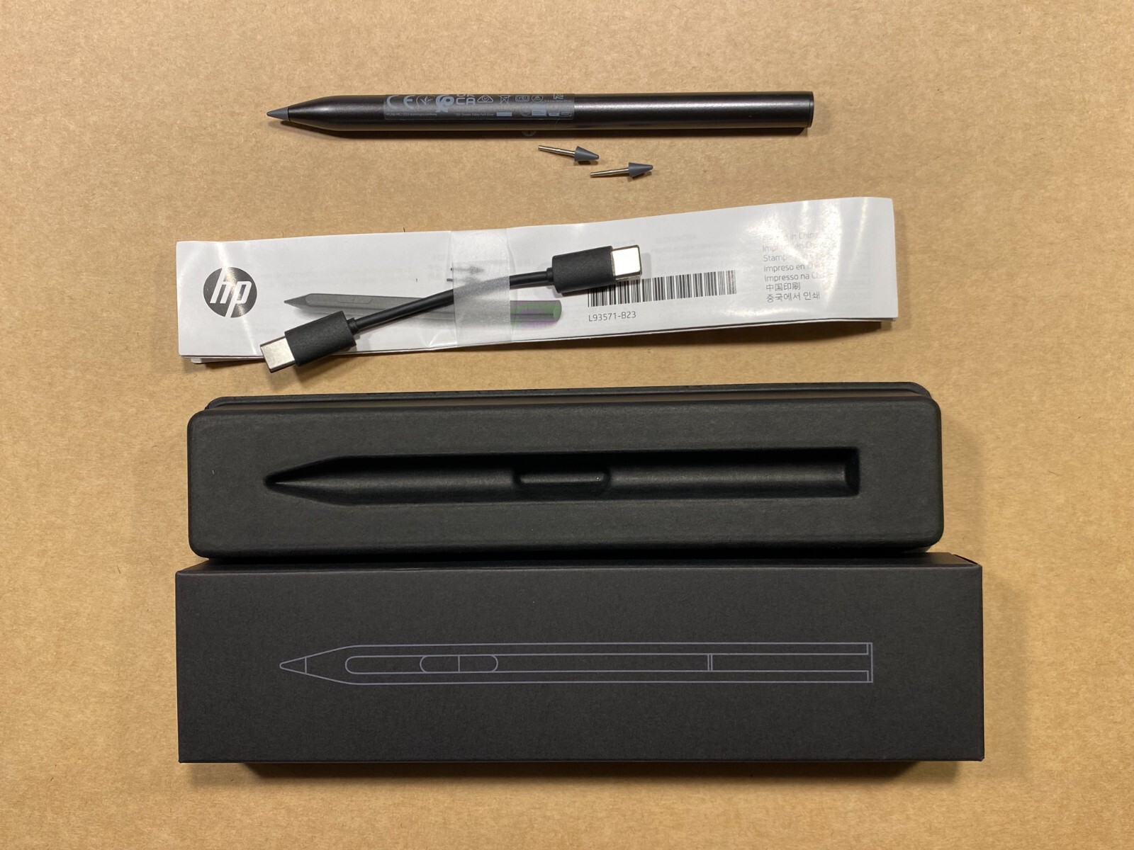 NEW Genuine HP Rechargeable Stylus MPP 2.0 Tilt Pen Spectre ENVY X360 ...