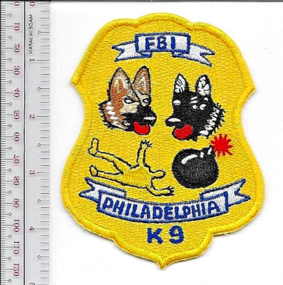 K-9 Police Federal Bureau of Investigation FBI Philadelphia Field ...