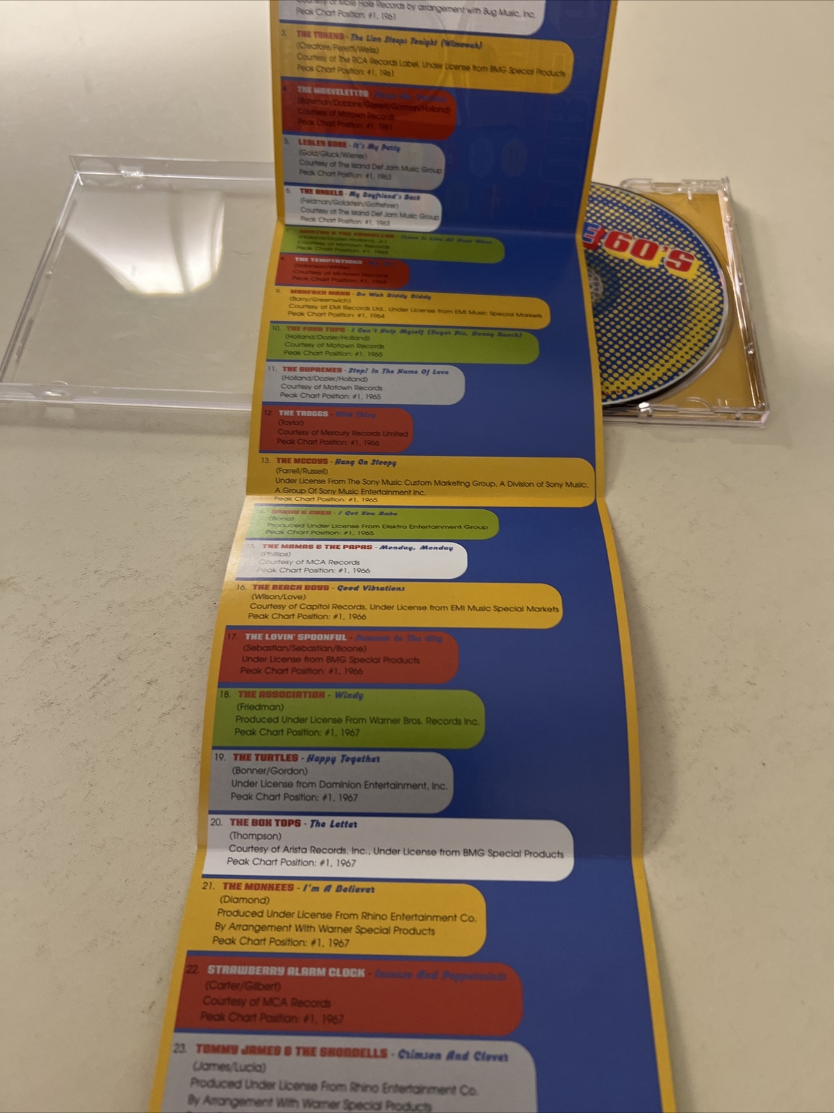 Pure 60's: The #1 Hits by Pure 60's: The #1 Hits / Various (CD, 2002 ...