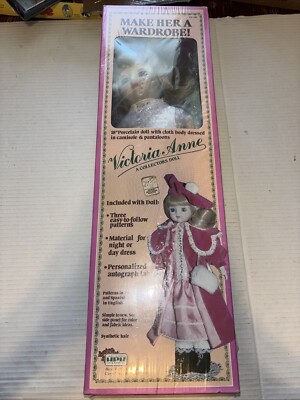 Porcelain Doll A Collectors Doll Make Her A Wardrobe Victoria Anne ...