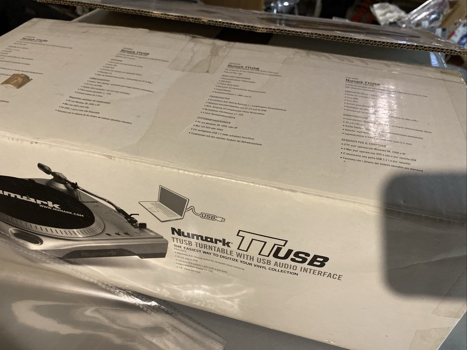 Numark TTUSB DJ Turntable Tested/Working 676762316118| eBay