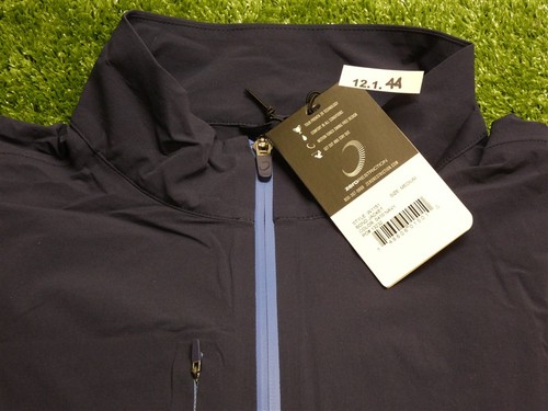 Zero Restriction Mens Bond Full Zip Golf Jacket NGLA Logo Navy Blue ...
