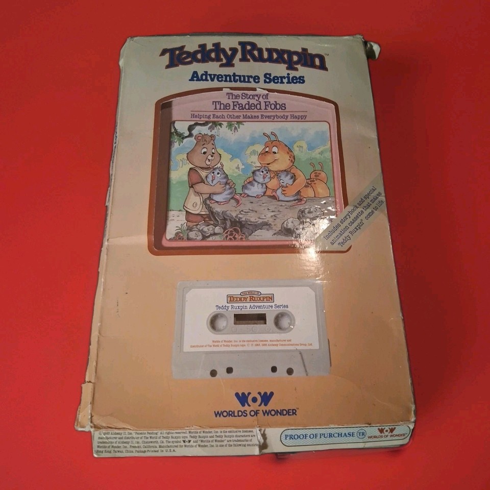 Teddy Ruxpin Cassette tapes and books Sets Worlds Of Wonder Adventure ...