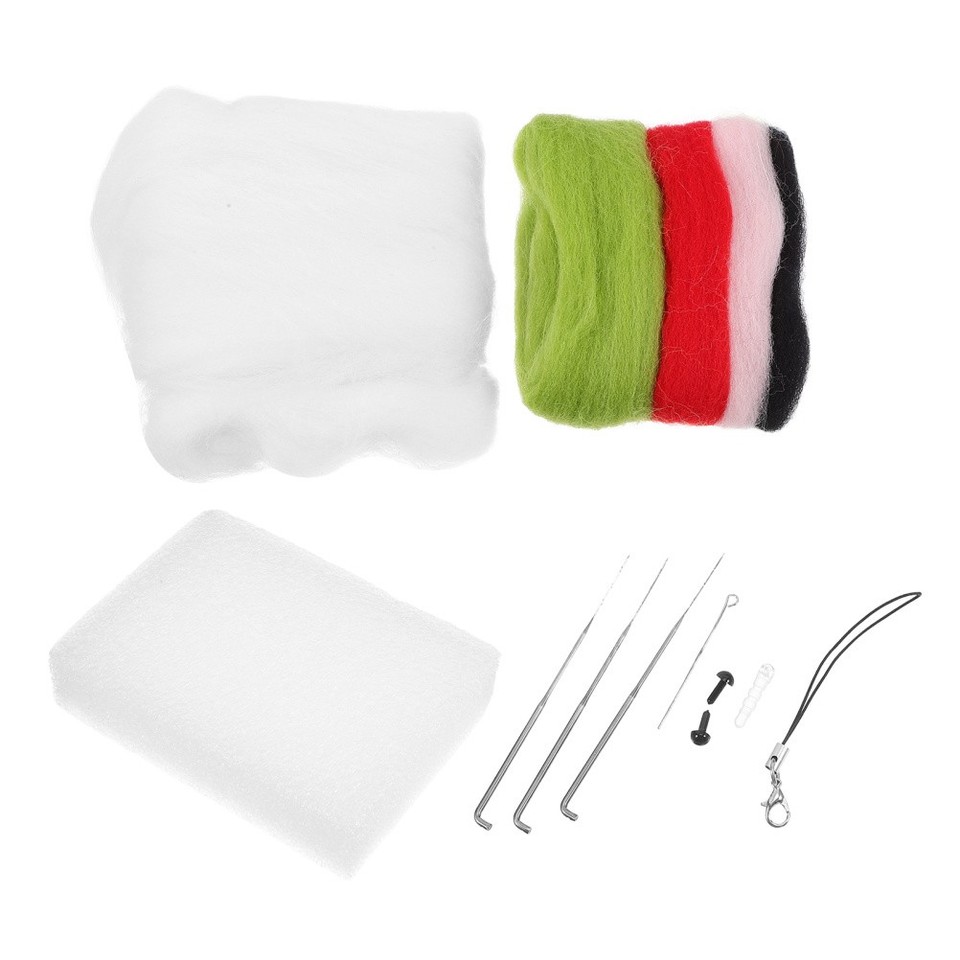 Fun Plush Doll DIY Needle Felting Kit Wool Felting Supplies Cartoon ...