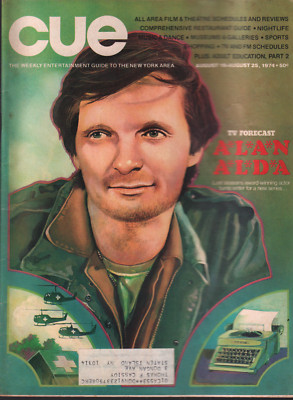 New York Cue Magazine August 19 1974 Alan Alda Victor Valla MASH ...