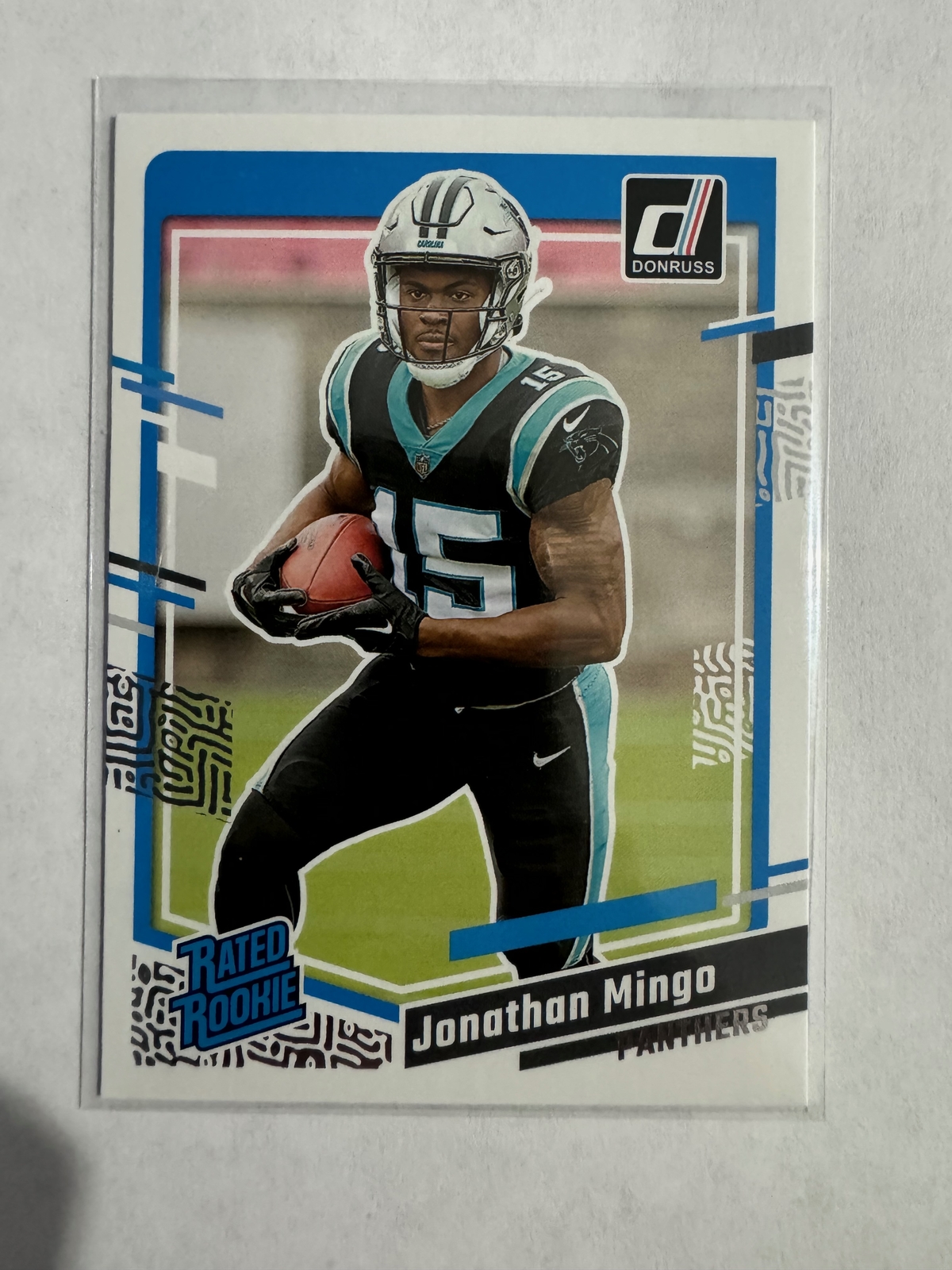 Jonathan Mingo 2023 Donruss #312 Rated Rookie Panthers | eBay