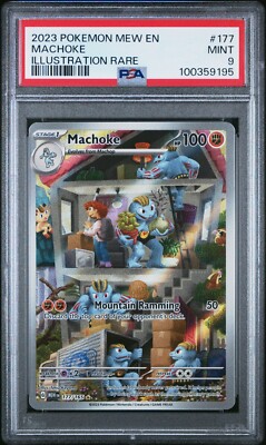 MACHOKE 177/165 POKEMON 151 EN ILLUSTRATION RARE PSA 9 MINT | eBay