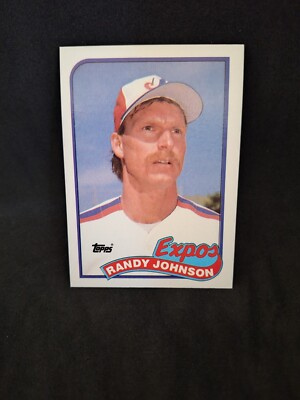 1989 Topps Randy Johnson Expos Rookie RC HOF #647 | eBay