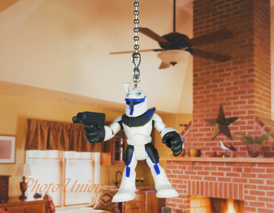 Star Wars Captain Rex Clone Trooper Ceiling Fan Pull Light Lamp Chain ...