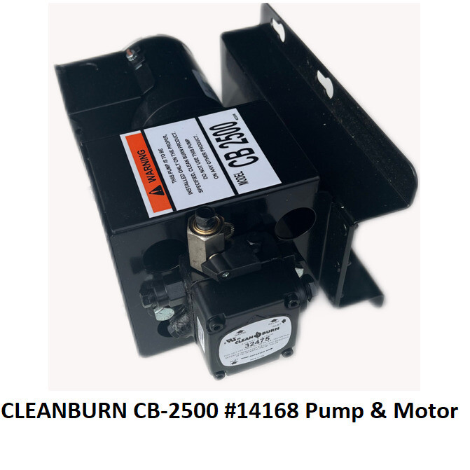 CLEAN BURN CB-2500 Waste Oil Heater #14168 Pump & Motor Assembly FREE ...
