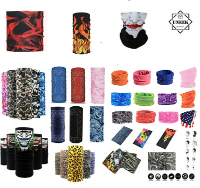 BALACLAVA Cycling MULTI USE SNOOD SCARF Neck Tube Warmer Bandana Unisex ...