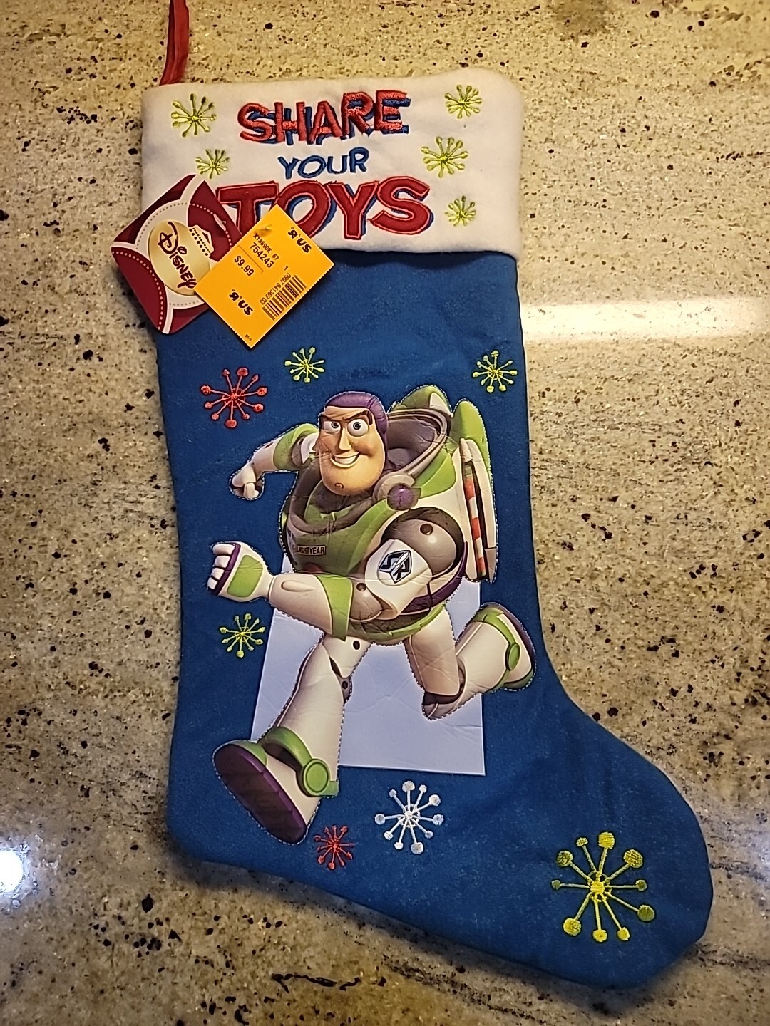 Disney Toy Story Buzz Lightyear Stocking Toys R Us Kid Share Your Toys ...