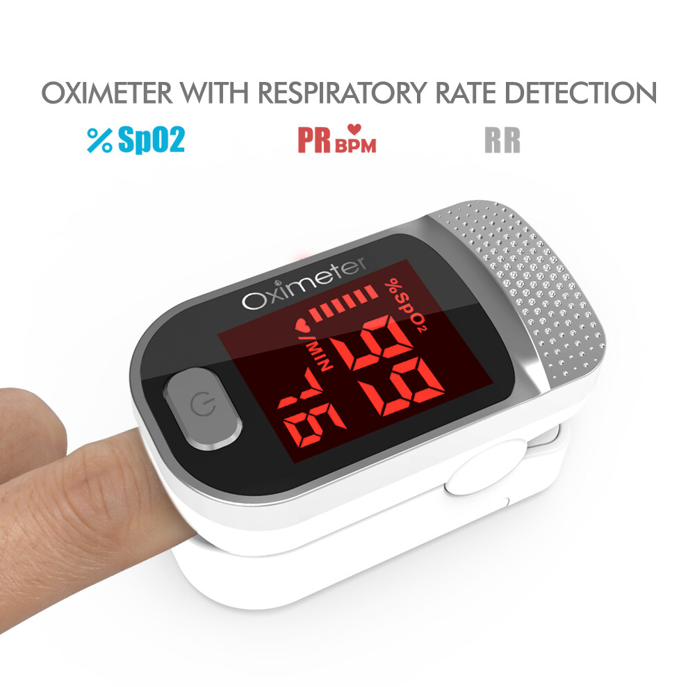 Fingertip Pulse Oximeter LED Display Blood Oxygen Saturation SpO2 ...